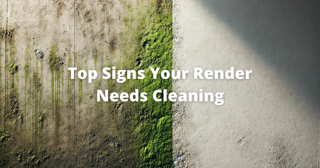 Top Signs Your Render Needs Cleaning - All Trade Pressure Washing Services